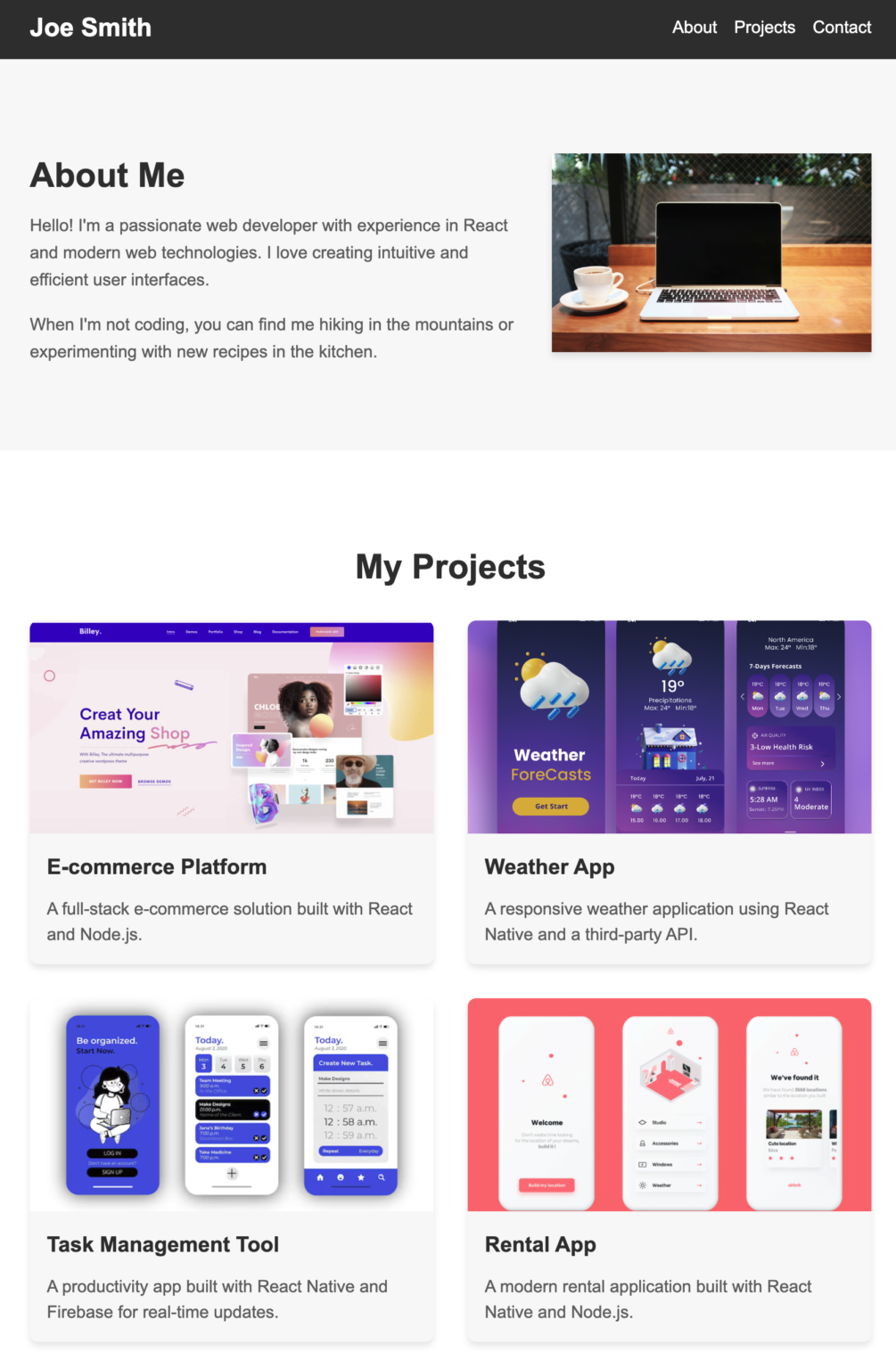 How To Create React App With Vite Portfolio Website Tutorial Mydevpage